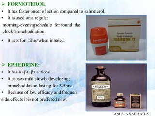 ANTIASTHMATICS EXPECTORANTS ANTITUSSIVES RESPIRATORY STIMULANTS | PPTX