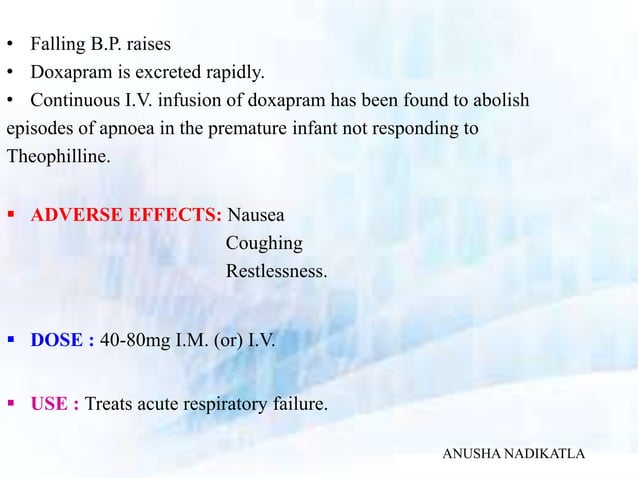 ANTIASTHMATICS EXPECTORANTS ANTITUSSIVES RESPIRATORY STIMULANTS | PPT