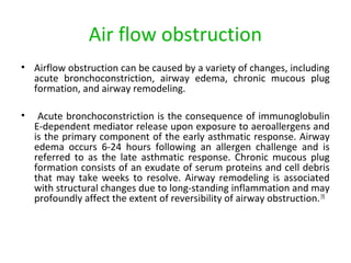 Pathophysiology of Asthma | PPT