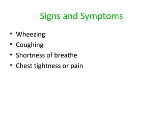 Pathophysiology of Asthma | PPT