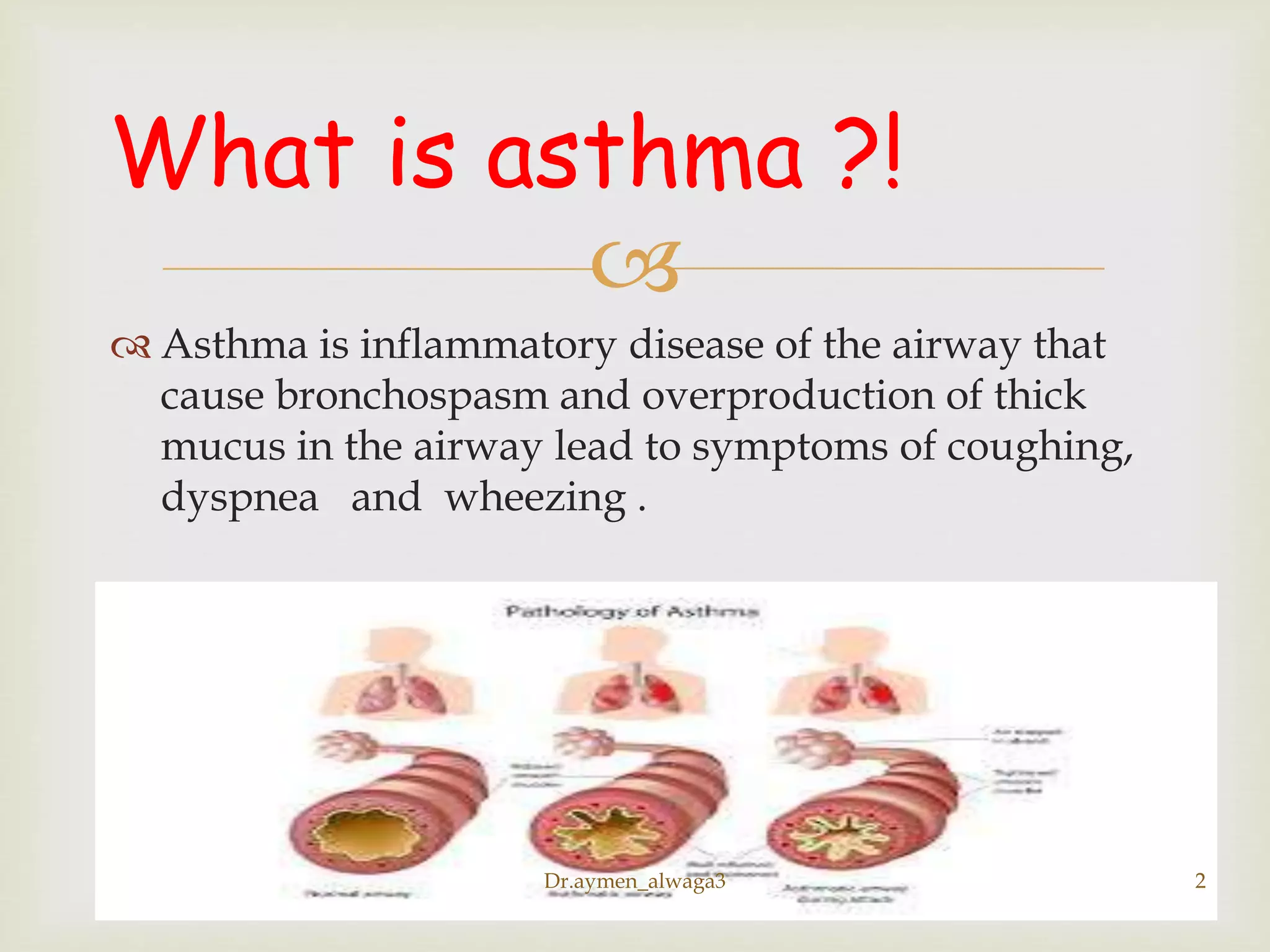 dental management of asthmatic patient | PPTX