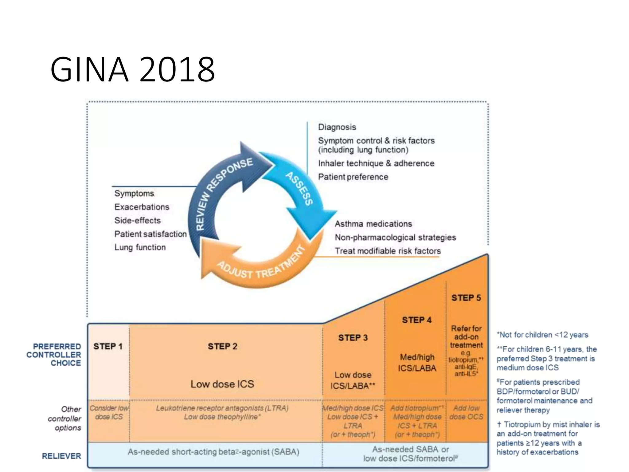 Asthma - GINA 2019 | PPTX