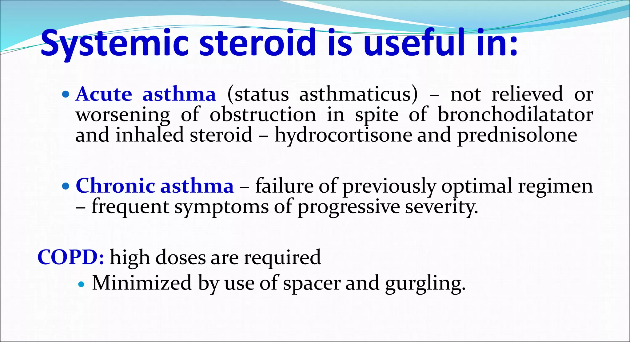 PHARMACOTHERAPY OF BRONCHIAL ASTHMA | PPTX