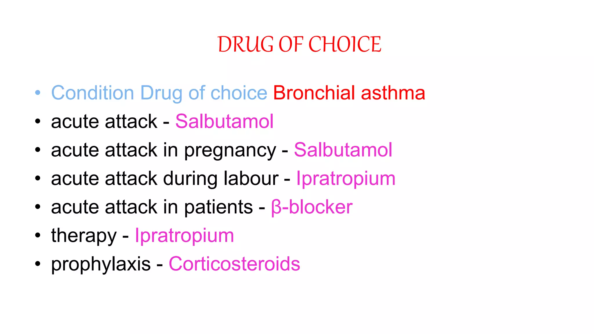Anti Asthmatics Drugs and Pharmacotherapy of Asthma | PPTX
