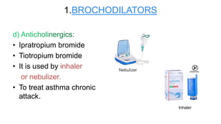 Anti Asthmatics Drugs and Pharmacotherapy of Asthma | PPTX