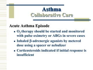 Asthma causes treatment and oxygen theraphy | PPT