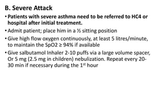 ASTHMA, is a conition of lower respiratory tract | PPT