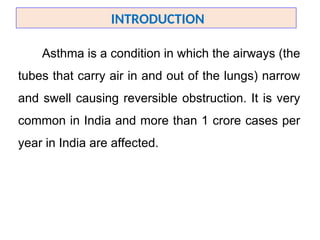 Chapter - IV - Respiratory System (Asthma).ppt