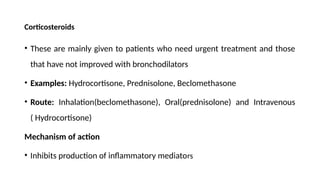 ASTHMA managment and guidlines to follow for nurses | PPTX
