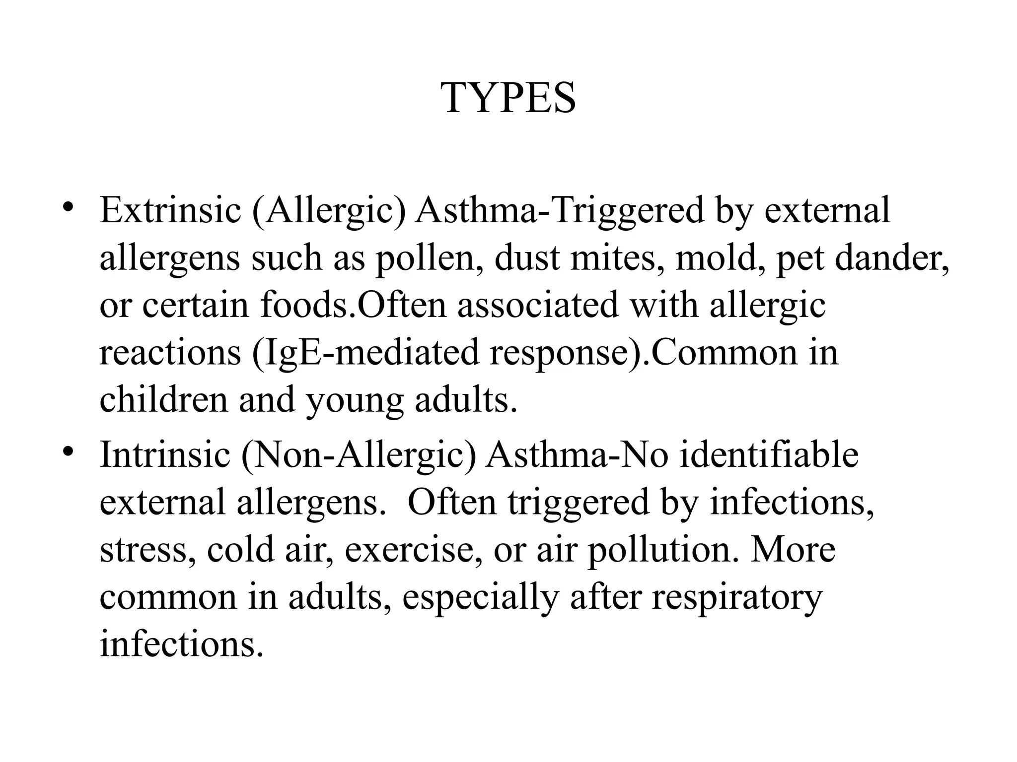 Asthma: Causes, Types, Symptoms & Management – A Comprehensive Overview ...