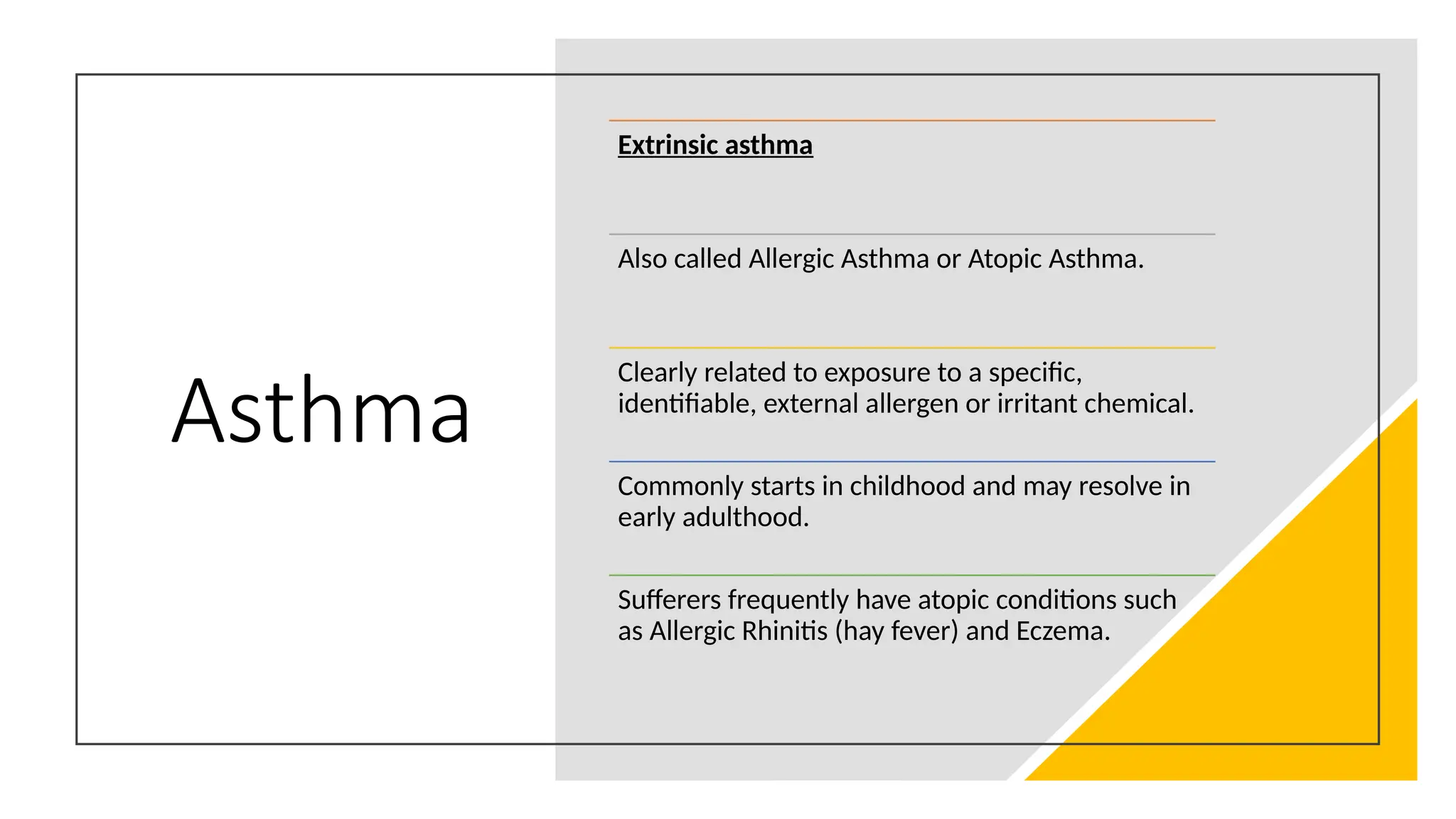Asthma, definition, causes, pathophysiology and symptoms | PPT
