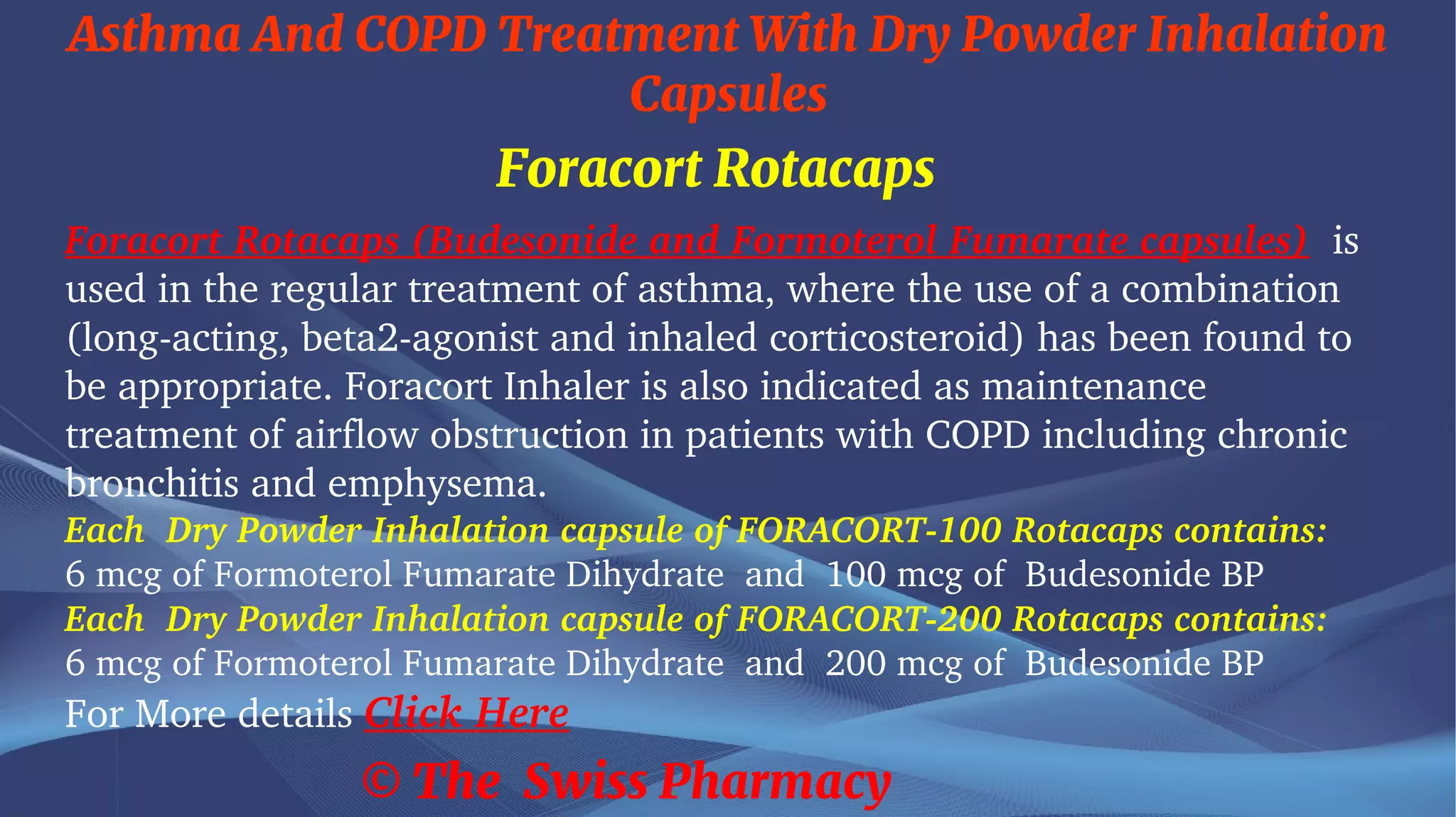 Asthma And COPD Treatment With Dry Powder Inhalation Capsules | PDF