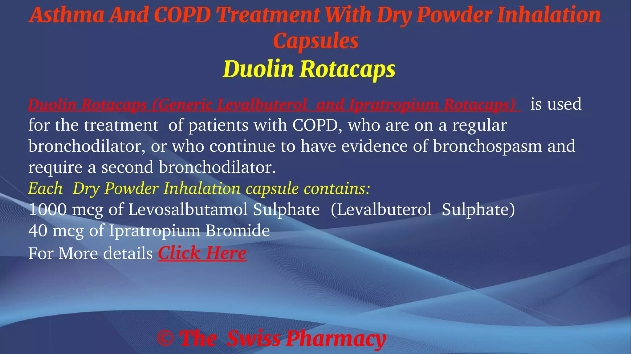 Asthma And COPD Treatment With Dry Powder Inhalation Capsules | PDF