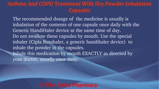 Asthma And COPD Treatment With Dry Powder Inhalation Capsules | PDF
