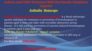 Asthma And COPD Treatment With Dry Powder Inhalation Capsules | PDF