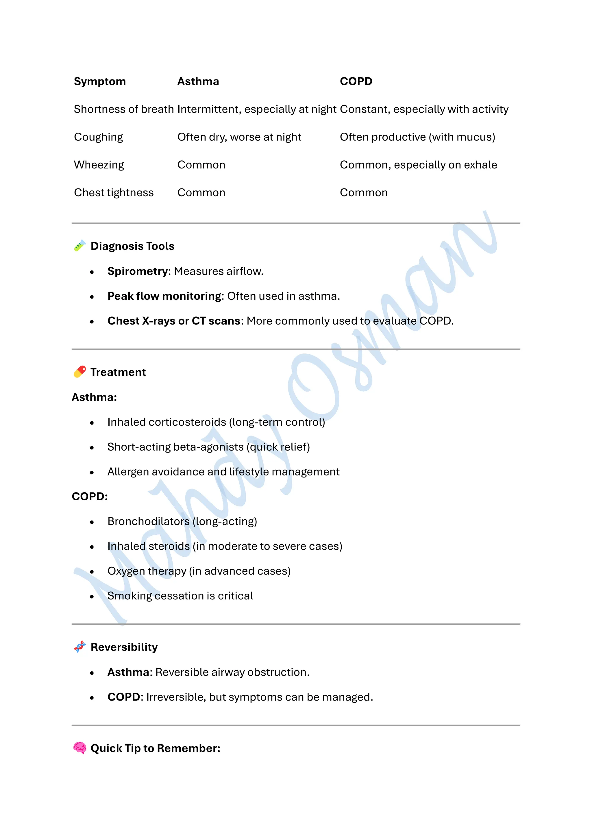 Asthma-COPD Overlap (ACO), With a real case | PDF