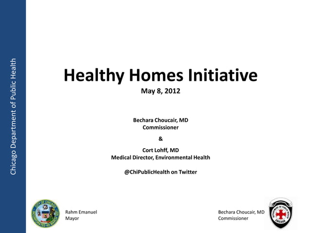 Healthy Homes Initiative- Chicago Dept of Public Health | PPT