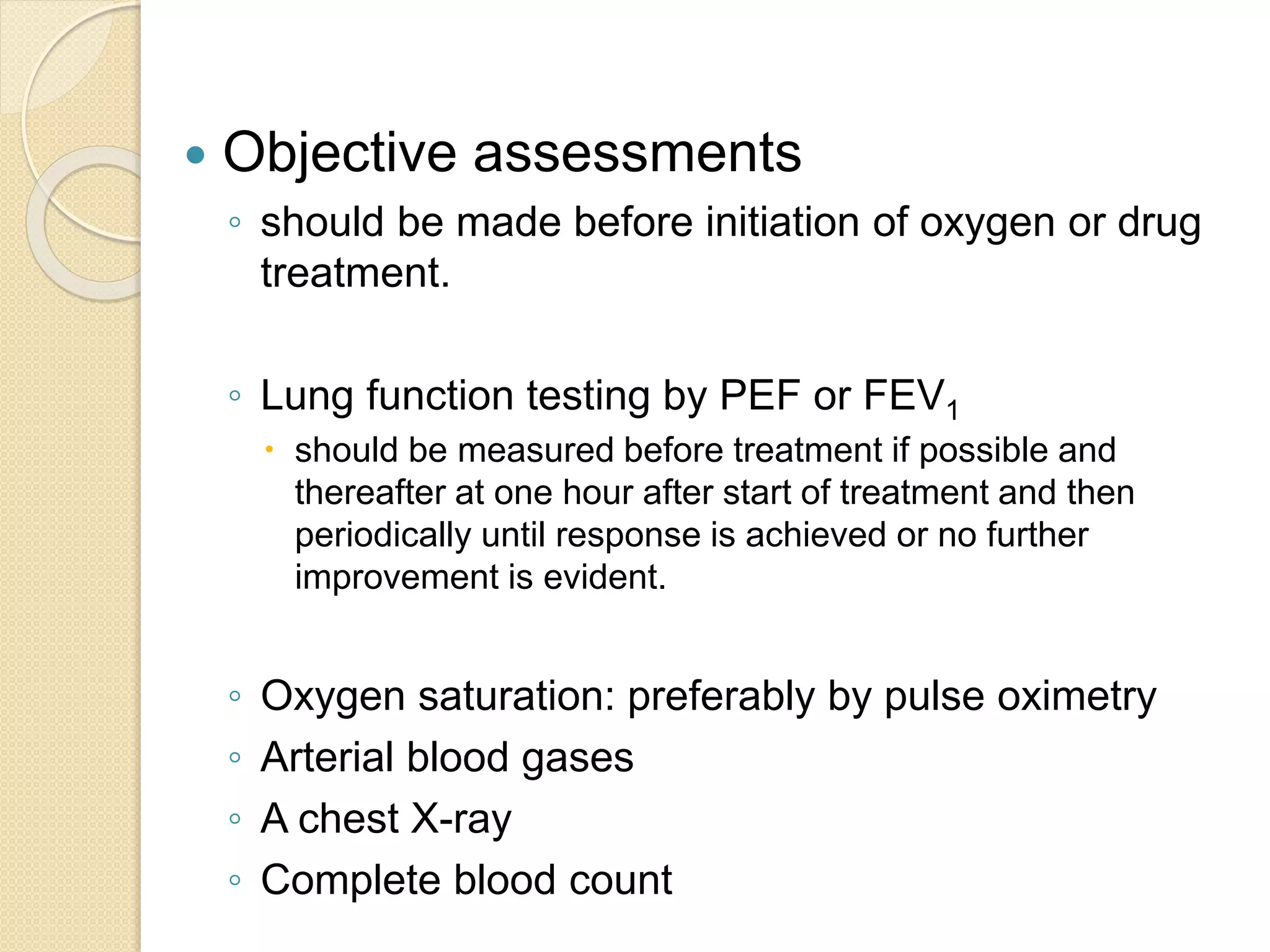 Asthma and COPD exacerbation - Emergency | PPTX