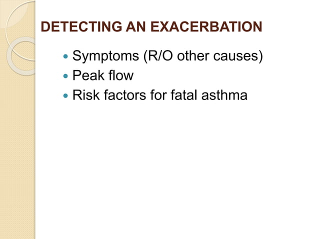 Asthma and COPD exacerbation - Emergency | PPTX
