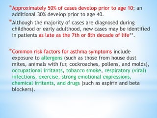 Asthma Guide for Management | PPT