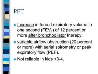 Asthma in children | PPTX