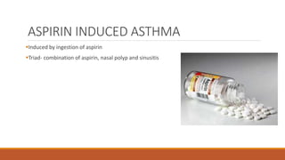 ASTHMA - PATHOLOGY FOR NURSING STUDENTS | PPTX