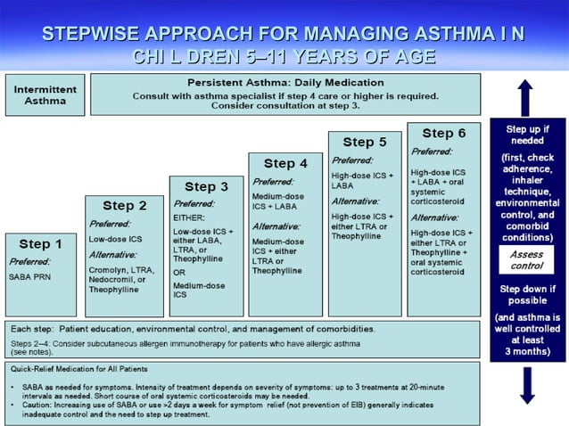 Asthma 2010 new gina guidelines[pediatric]
