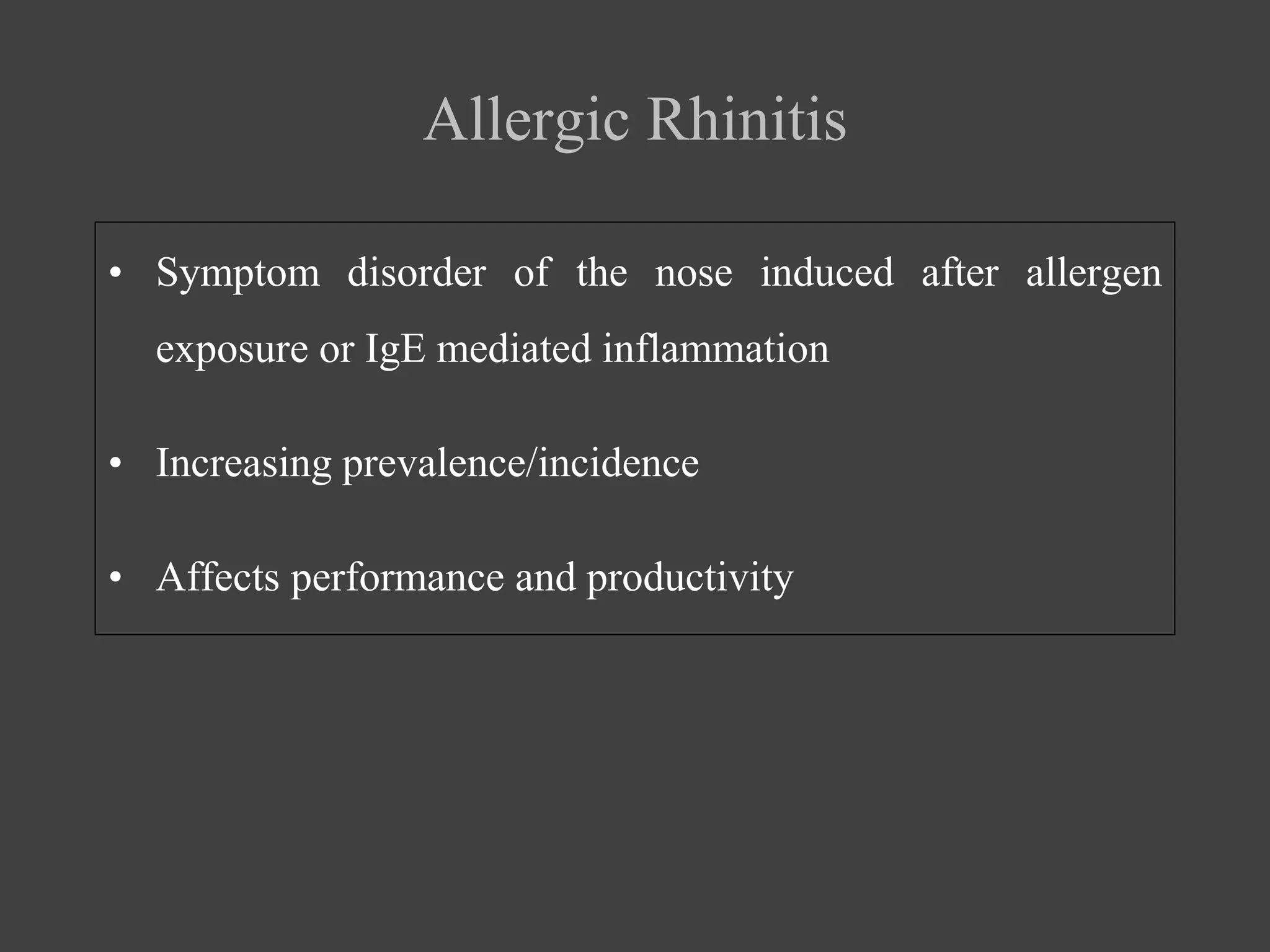 Asthma and Allergic Rhinitis | Jindal Chest Clinic | PPT