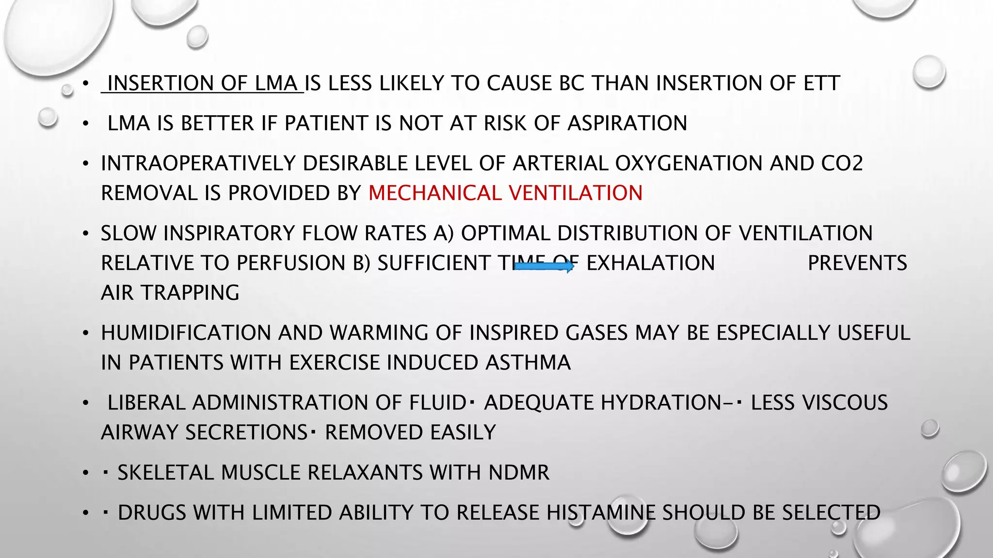 Asthma and anesthesia | PPTX