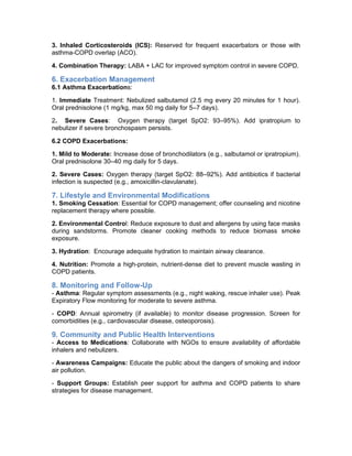 Asthma and COPD Management Guidelines for the Sudanese Population | PDF
