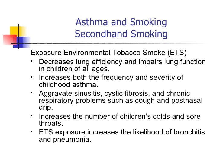 Asthma And Smoking