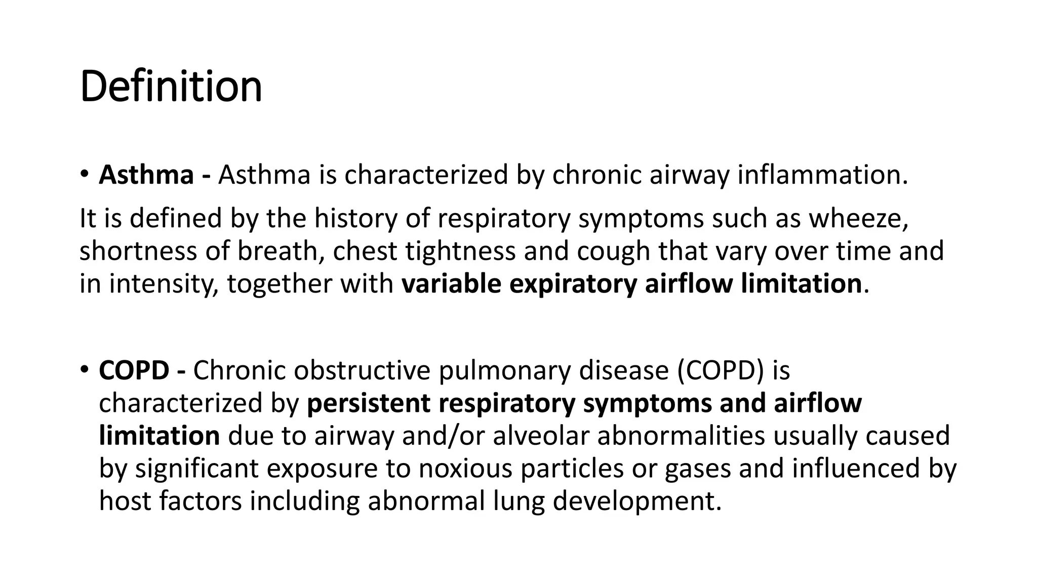 Asthma Copd Overlap Syndrome Ppt