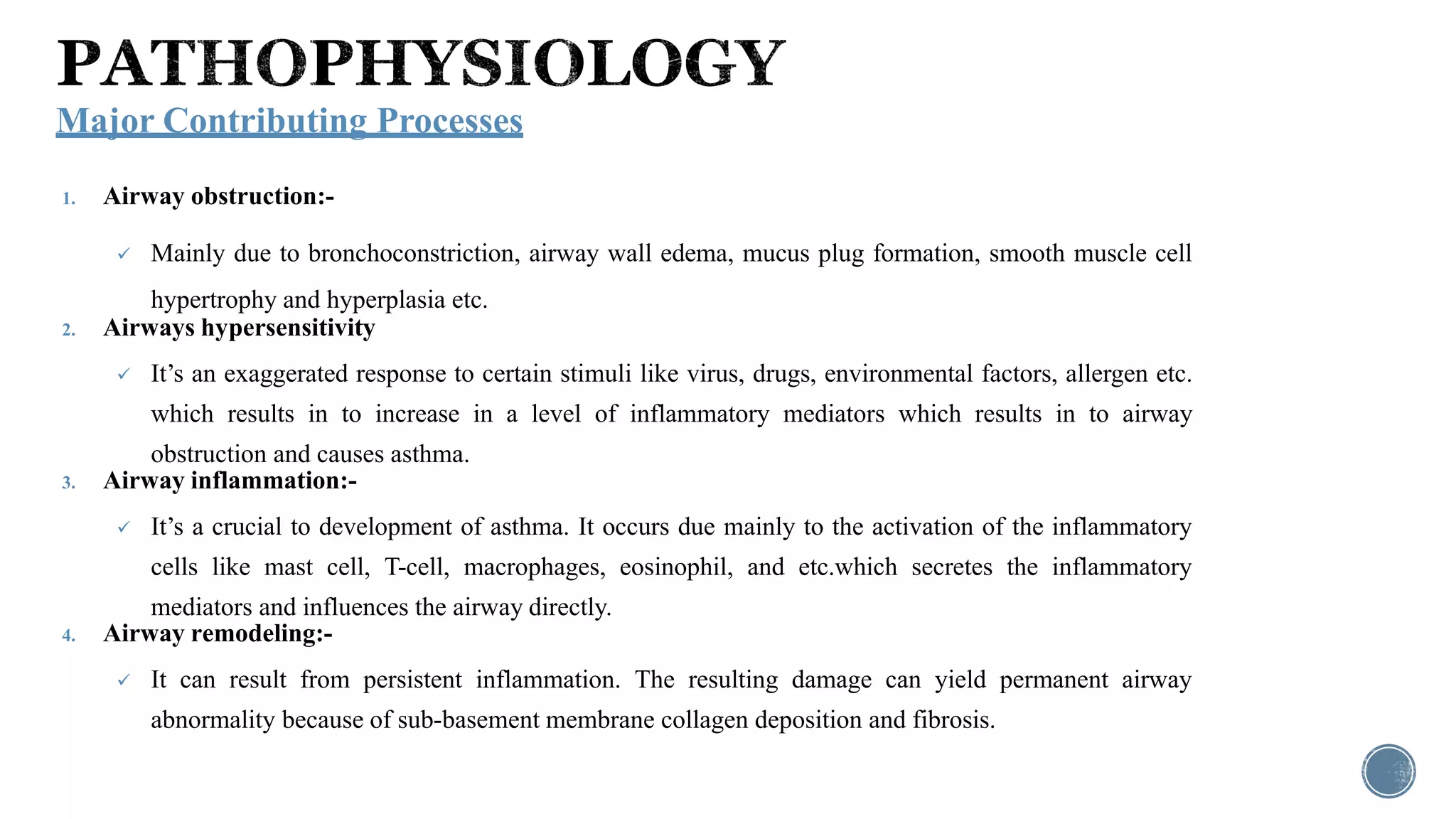 Asthma Definition, Symptoms, causes, pathophysiology , diagnosis ...