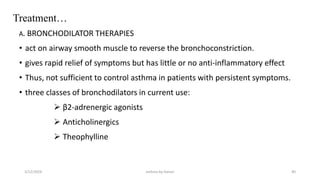 Case presentation on acute exacerbation of bronchial asthma | PPTX