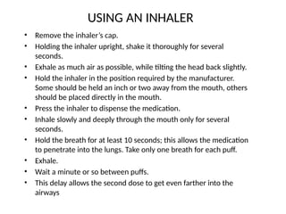 ASTHMA GROUP 6 PRESENTATION BY GROUP 6 HERE | PPT