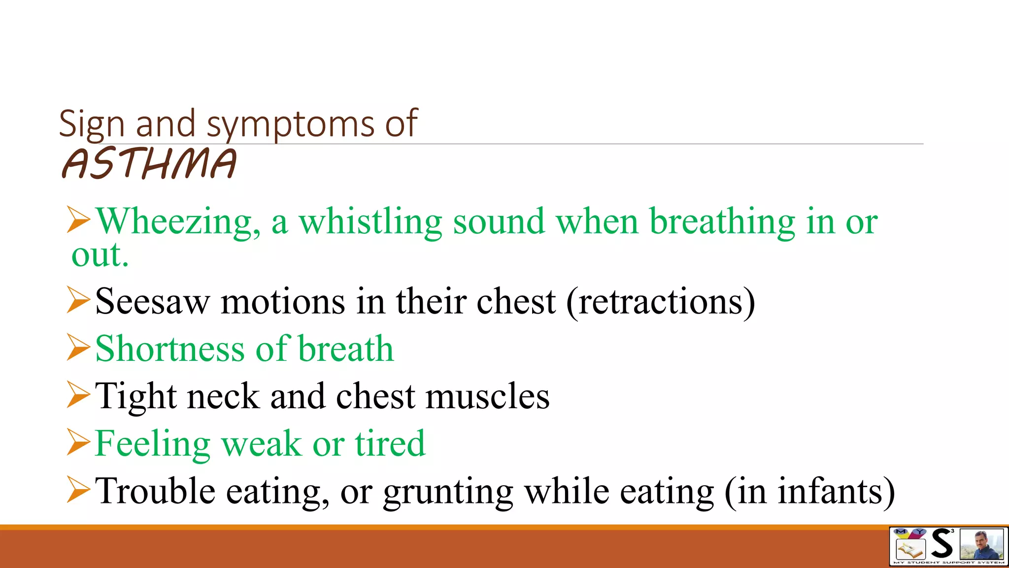 Asthma in children english | PPTX