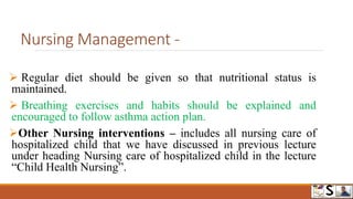 Asthma in children english | PPTX