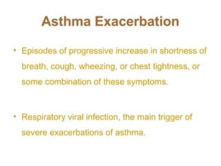 Asthma in the emergency department | PPT