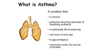ASTHMA LECTURE.pptx | Lung and Respiratory Health | Diseases and Conditions