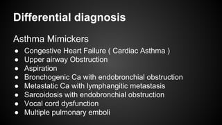 Asthma lecture google slides | PDF