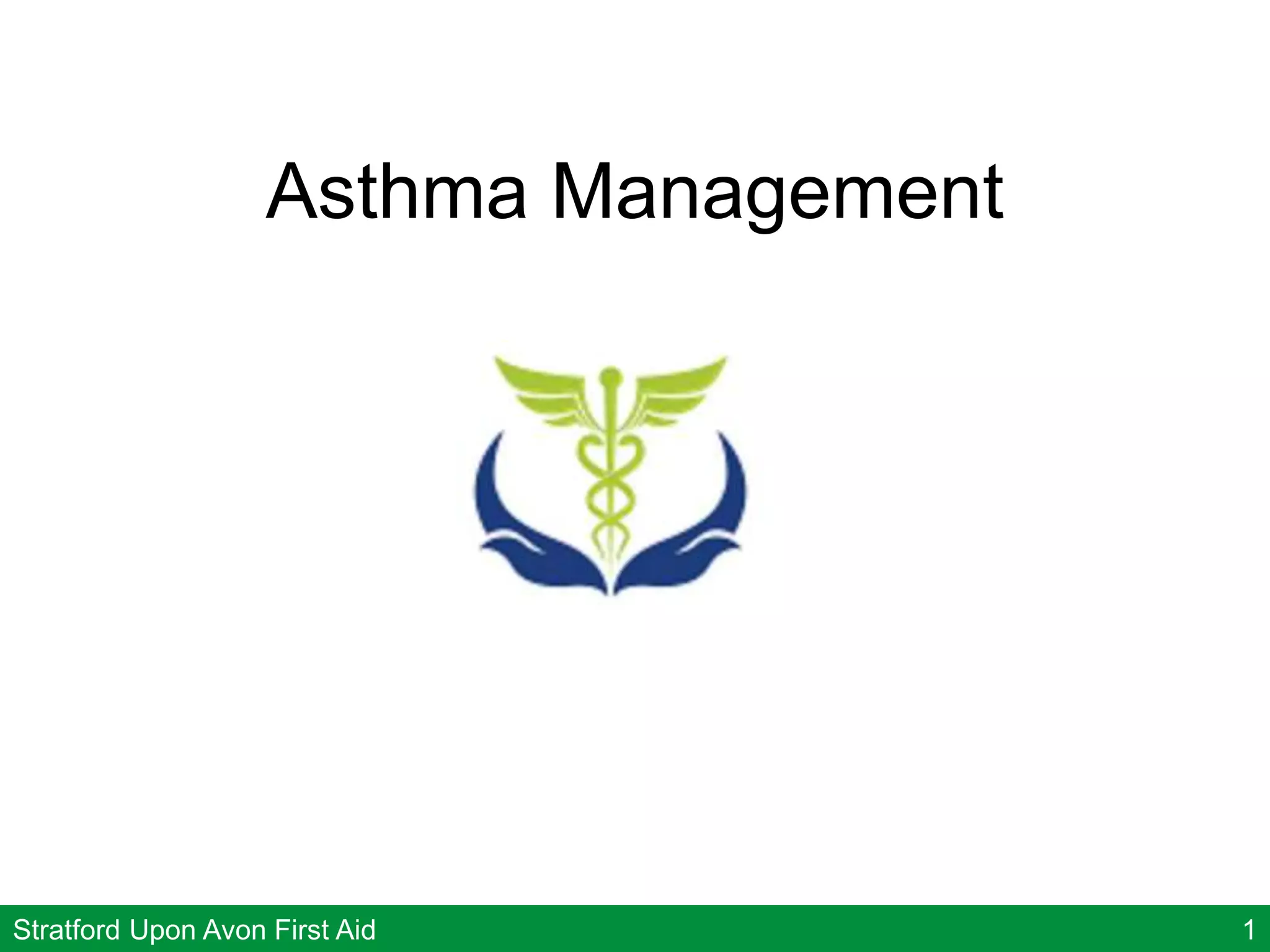 Asthma management | PPTX