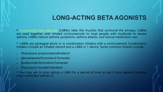 ASTHMA MANAGEMENT of adults in recent times | PPTX