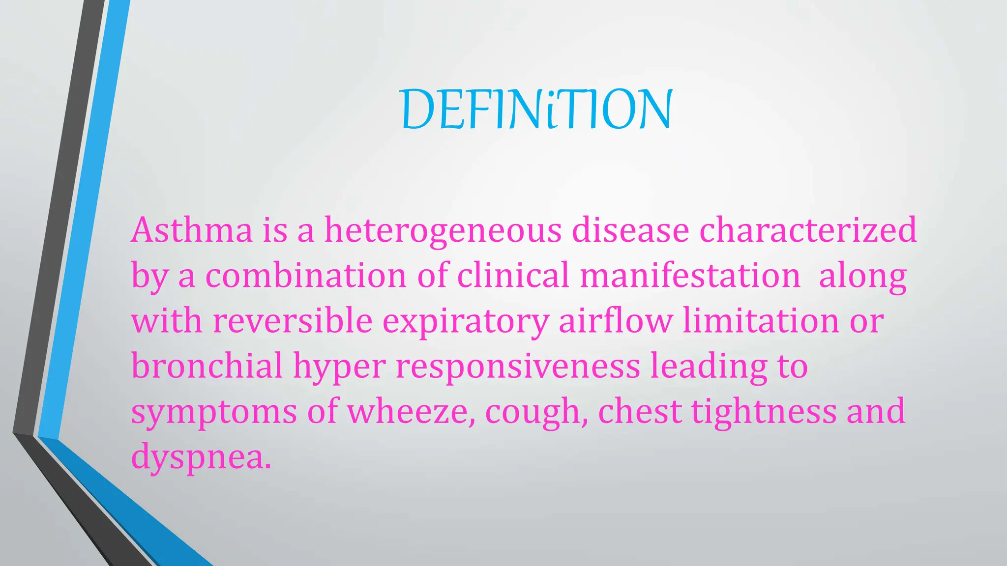 Asthma new after correction, Asthma ppt for B.Sc Nursing students, | PPTX