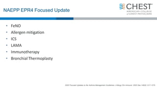 Asthma Part 3 - Guidelines-Based Management and Role of Comorbidities ...