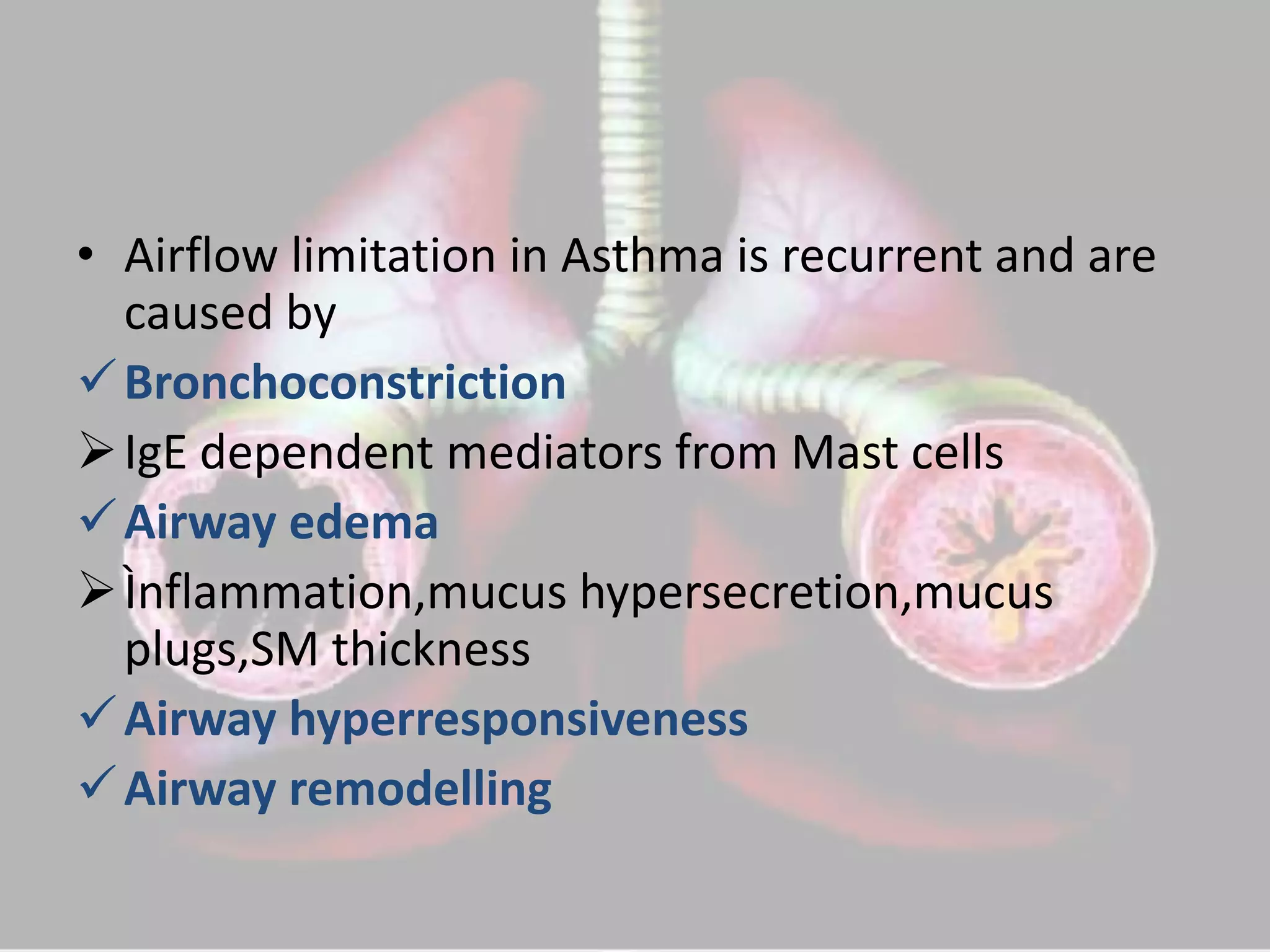 Asthma pathogenesis | PPTX