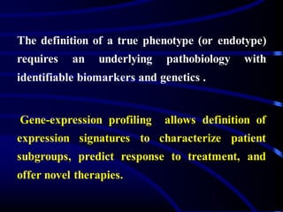 Asthma phenotypes and endotypes | PDF
