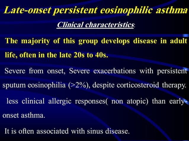 Asthma phenotypes and endotypes | PDF | Allergies | Diseases and Conditions