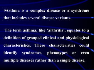 Asthma phenotypes and endotypes | PDF