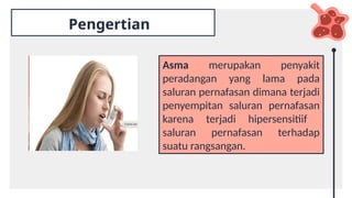 Faktor resiko dan patofisiologi Asma Bronchial | PPTX