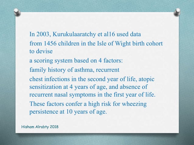 Asthma predictive index | PPT